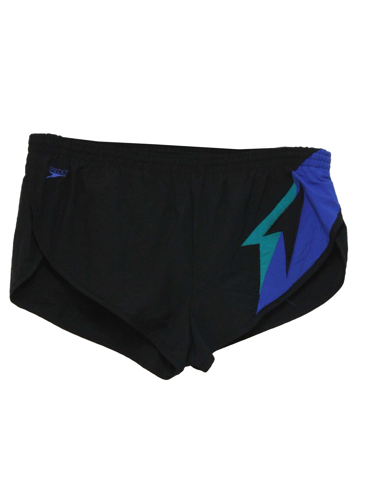 80s Vintage Speedo Swimsuit Swimwear 90s Speedo Mens Black Nylon